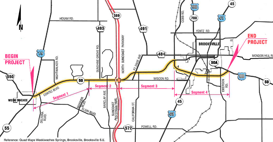 SR 50 Project Development & Environment (PD&E) Study