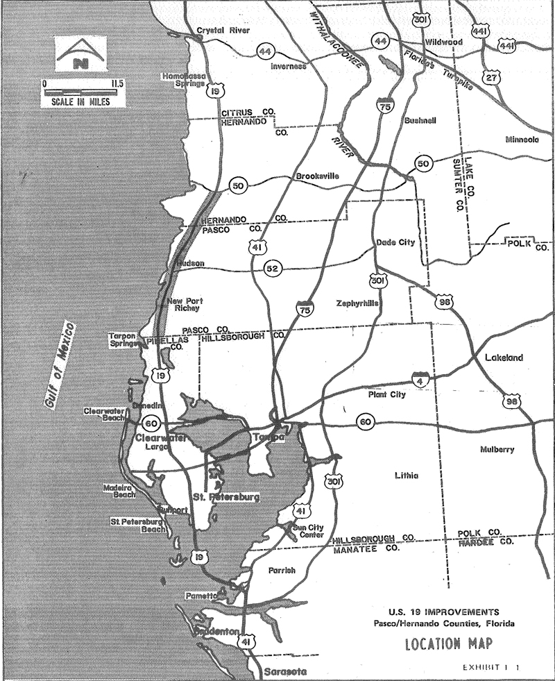 State Road 55 (US 19) Project Development & Environment (PD&E) Study